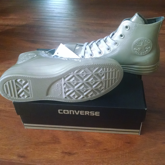 Converse | Shoes | Converse Chuck Taylor All Star Metallic High Tops ...